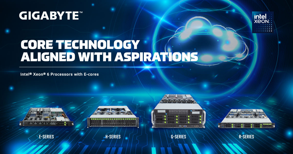 GIGABYTE Rolls Out Cloud-scale Solutions for Intel® Xeon® 6 Processor | Новости - GIGABYTE